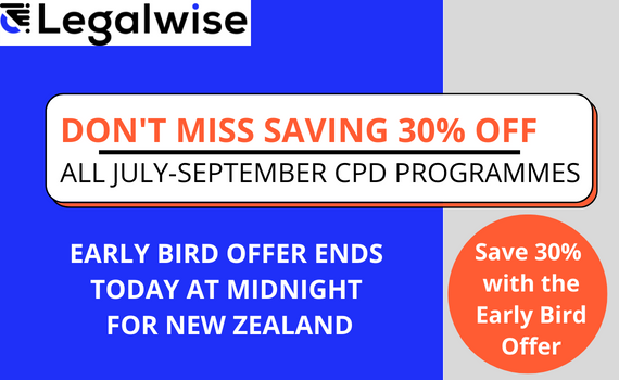 Legalwise Seminars on Twitter: "Our Early Bird Discount ENDS TODAY at ...