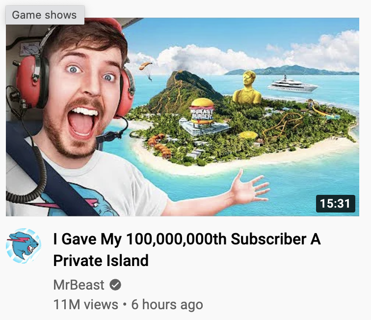 West Stringfellow on Twitter: "11,000,000 views in 6 hours from a creator who is celebrating his ...