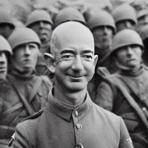 Jeff Bezos as a WW1 Soldier | Stable Foundation