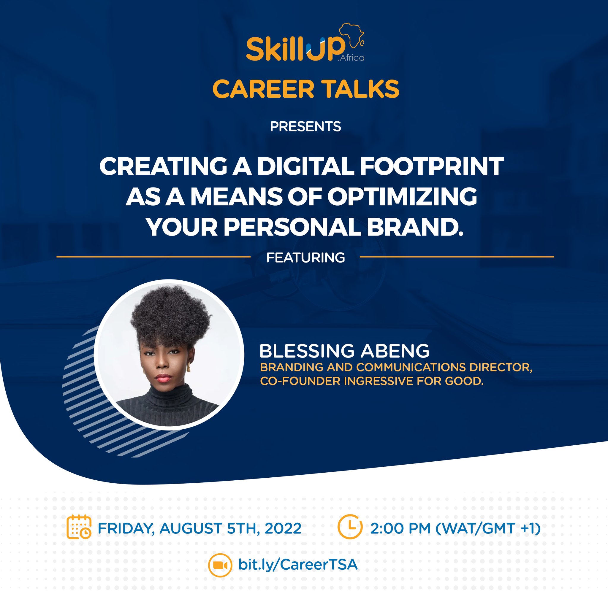Skillup.Africa on Twitter: "Join us today at 2pm for Skillup Africa Career Talks with Blessing ...