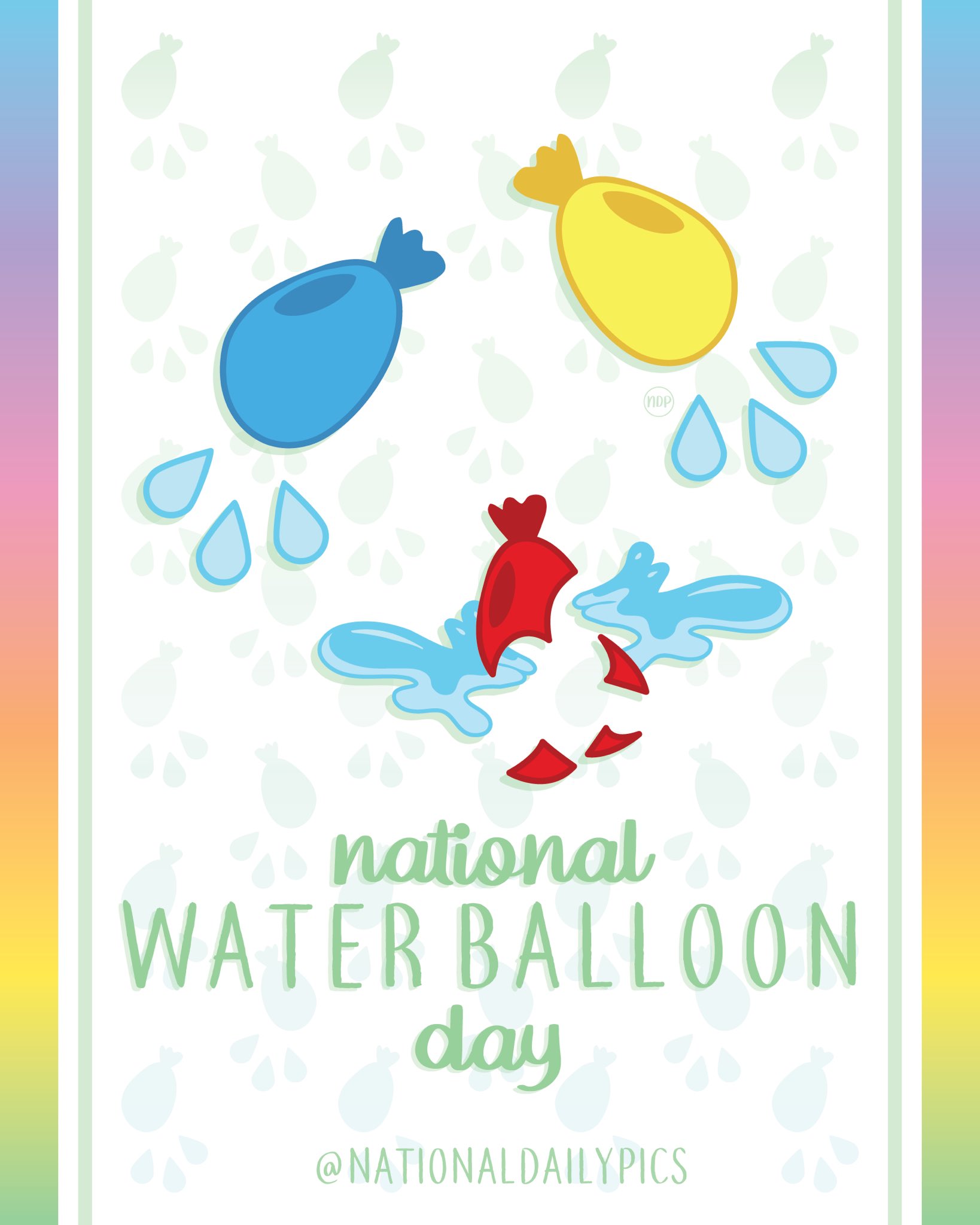 © National Daily Pics on Twitter: "Happy National Water Balloon Day! 🎈💦 ...
