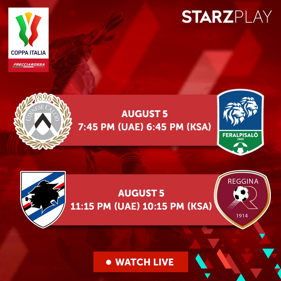 STARZPLAY on Twitter: "تبدأ الليلة حملة كأس إيطاليا - مباشرة وحصريآً على ستارزبلاي! شارك في ...