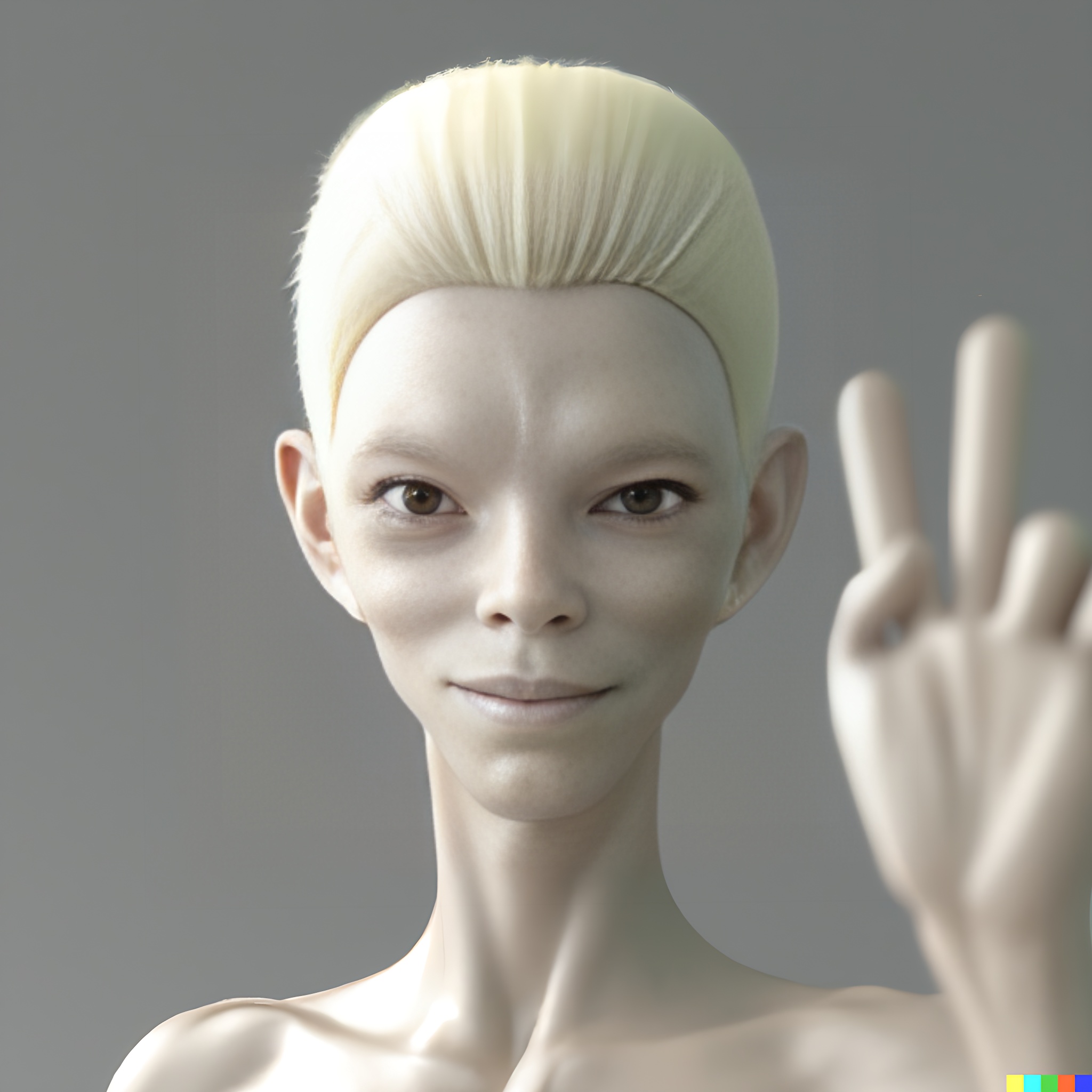 Tall White Aliens Photo