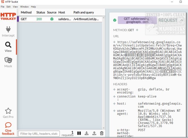 MajorGeeks on Twitter: "Updated - HTTP Toolkit offers automatic interception of #HTTP and #HTTPS ...