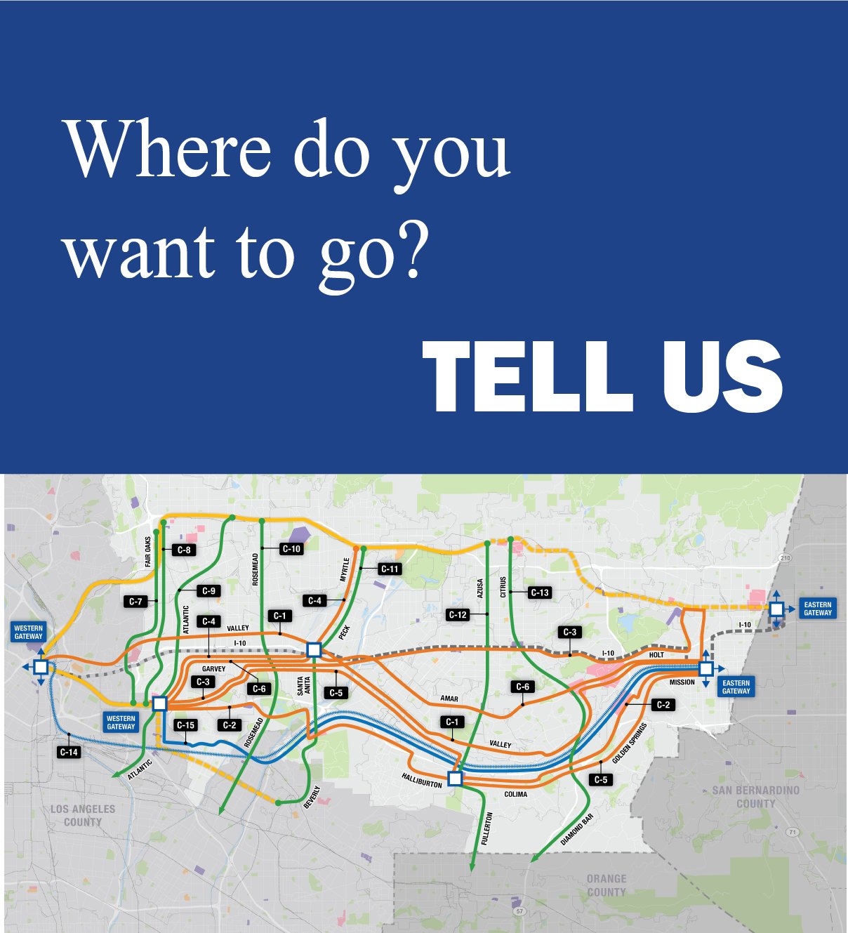 San Gabriel Valley Council of Governments (SGVCOG) on Twitter: "Your opinion is important to us ...