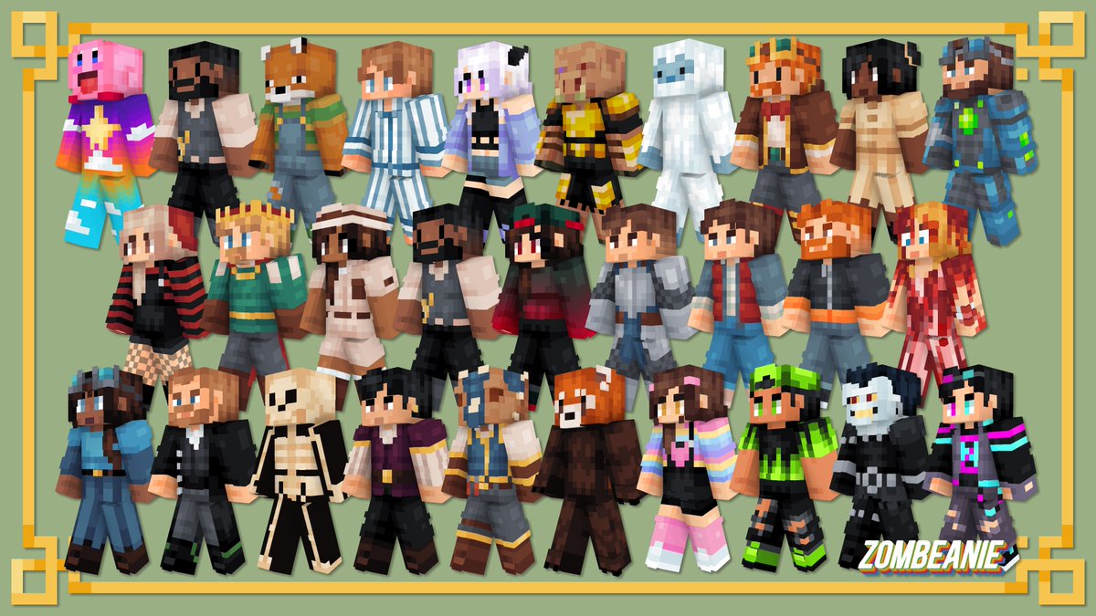 Minecraft Youtuber Skin Faces