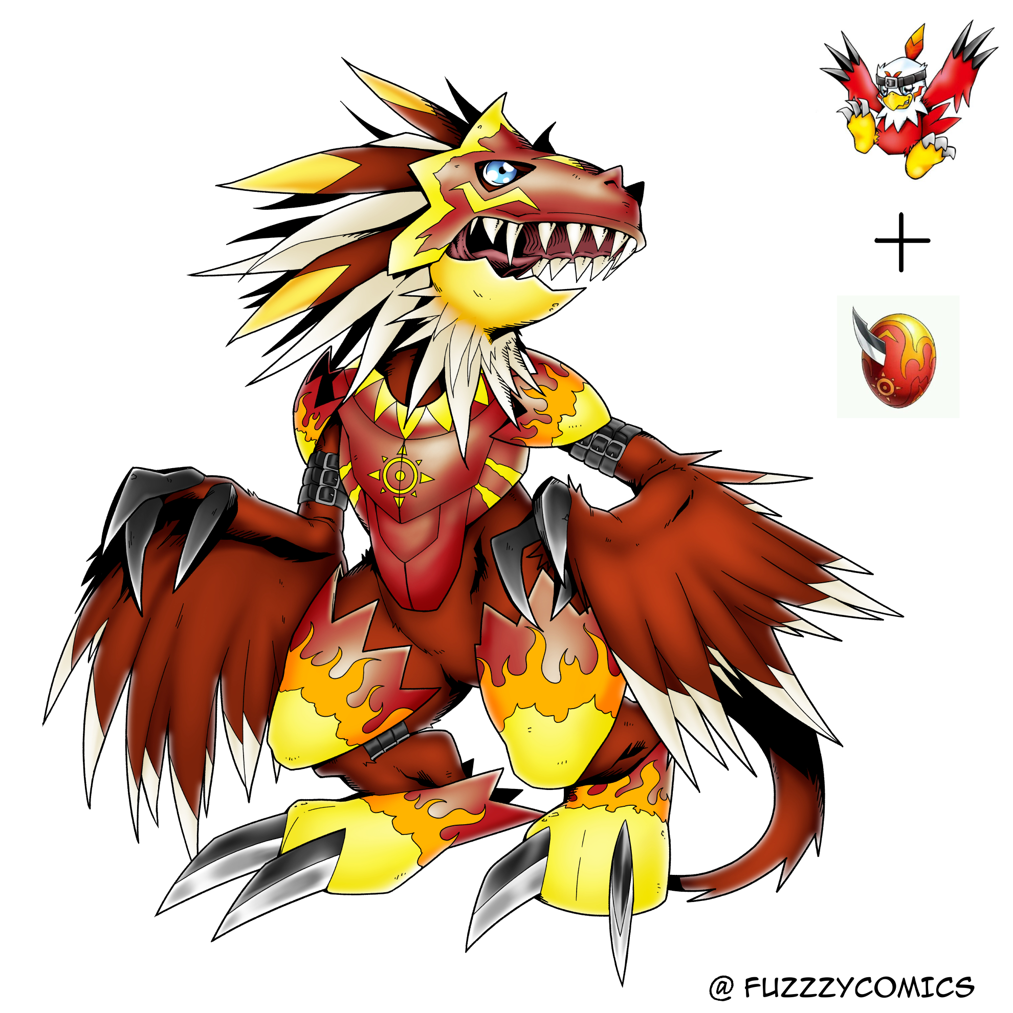 Digimon Hawkmon Evolution