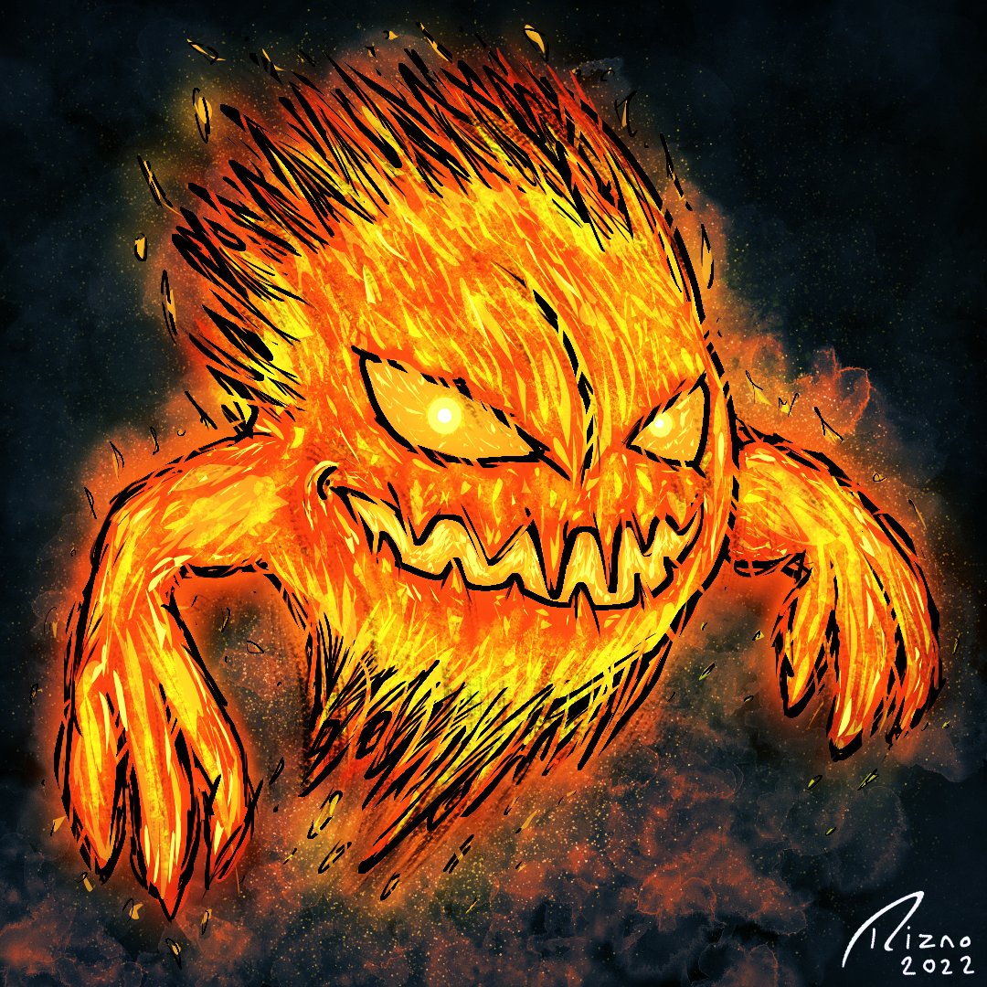 Fantasy Fire Creatures