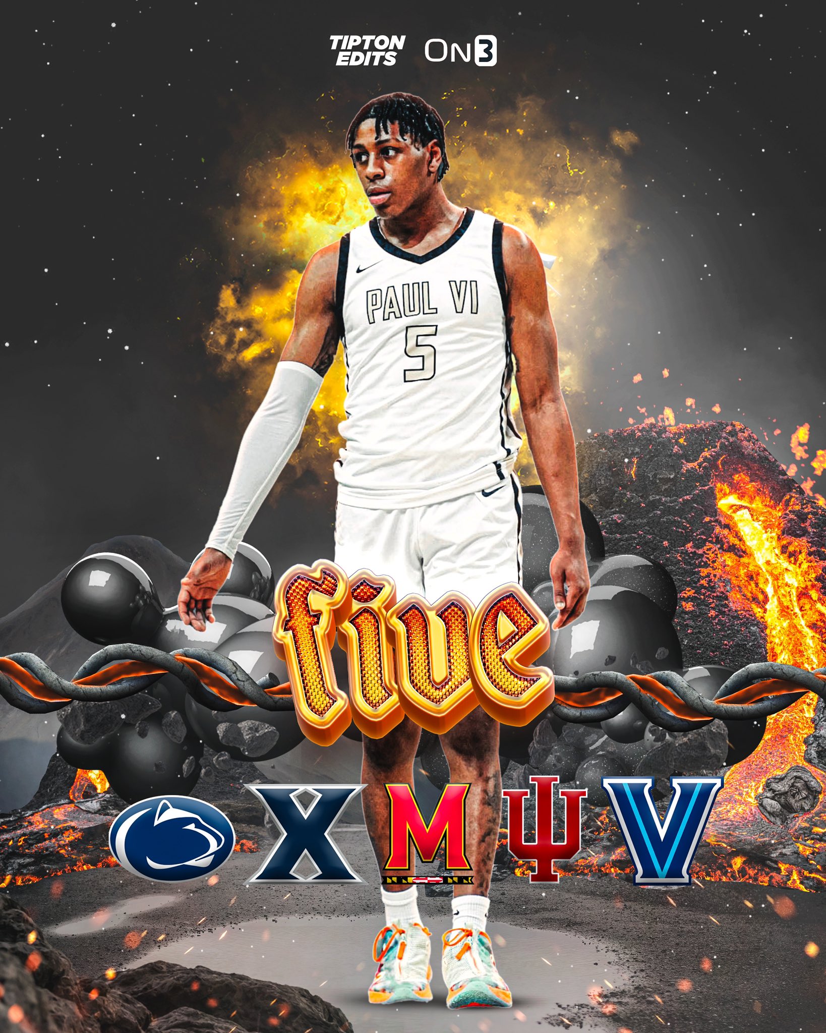 Joe Tipton on Twitter: "2023 four-star guard DeShawn Harris-Smith (@thatdogdeshawn) is down to ...