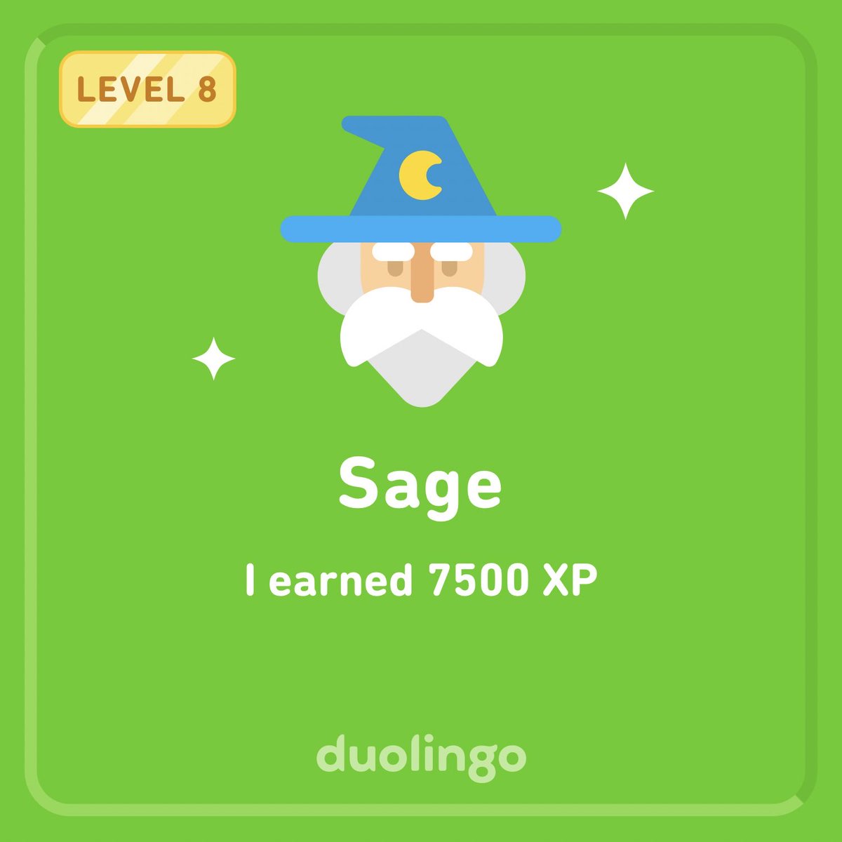 I earned an achievement on Duolingo! It’s free, fun, and effective for ...