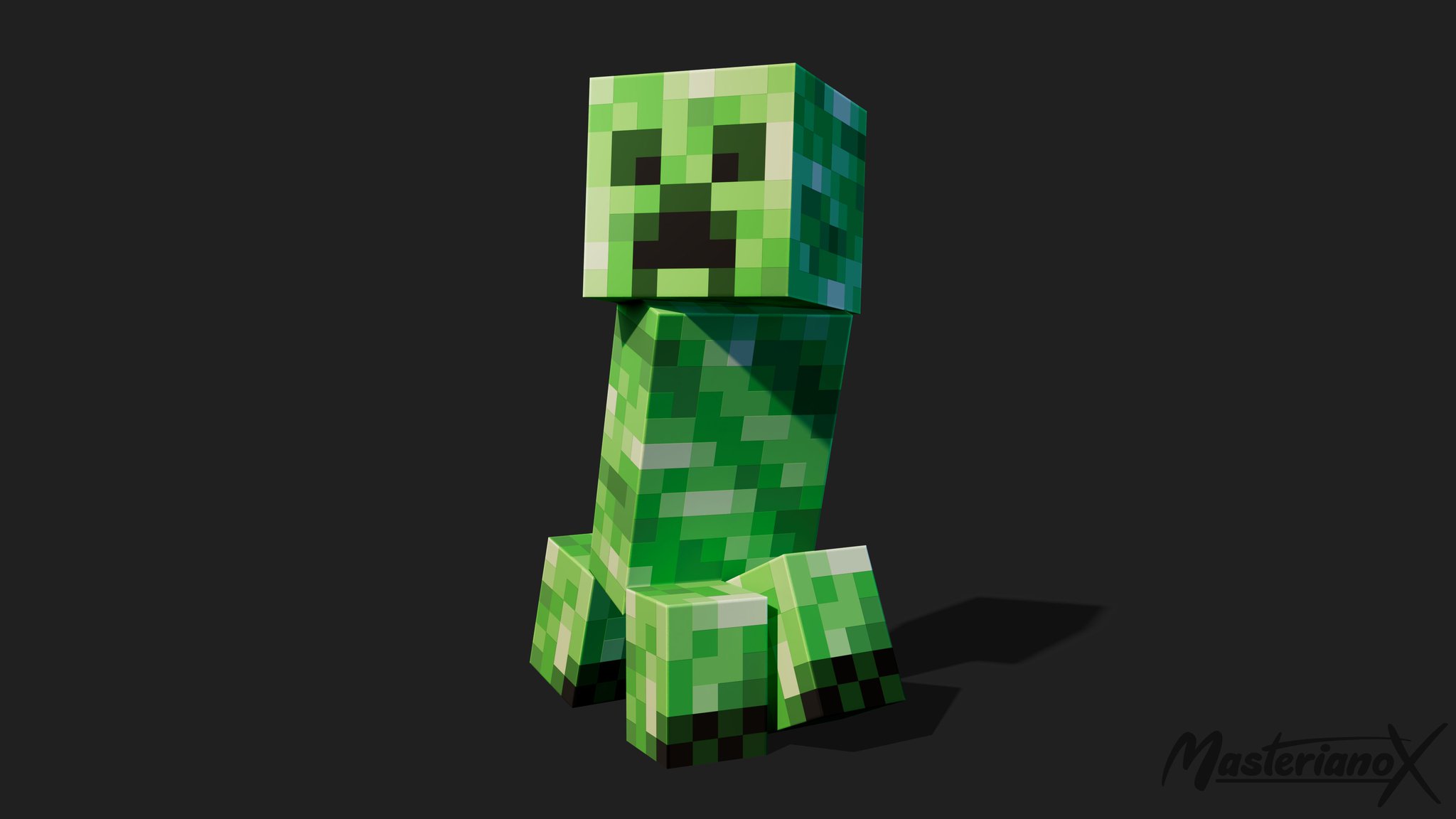 2048x1152 Minecraft Creeper