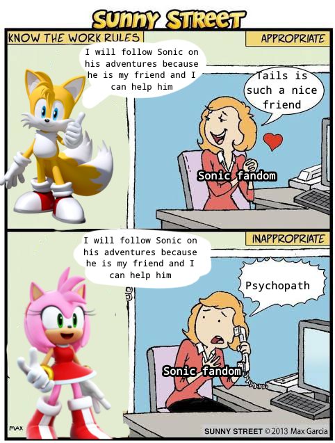 Tails And Amy Comics