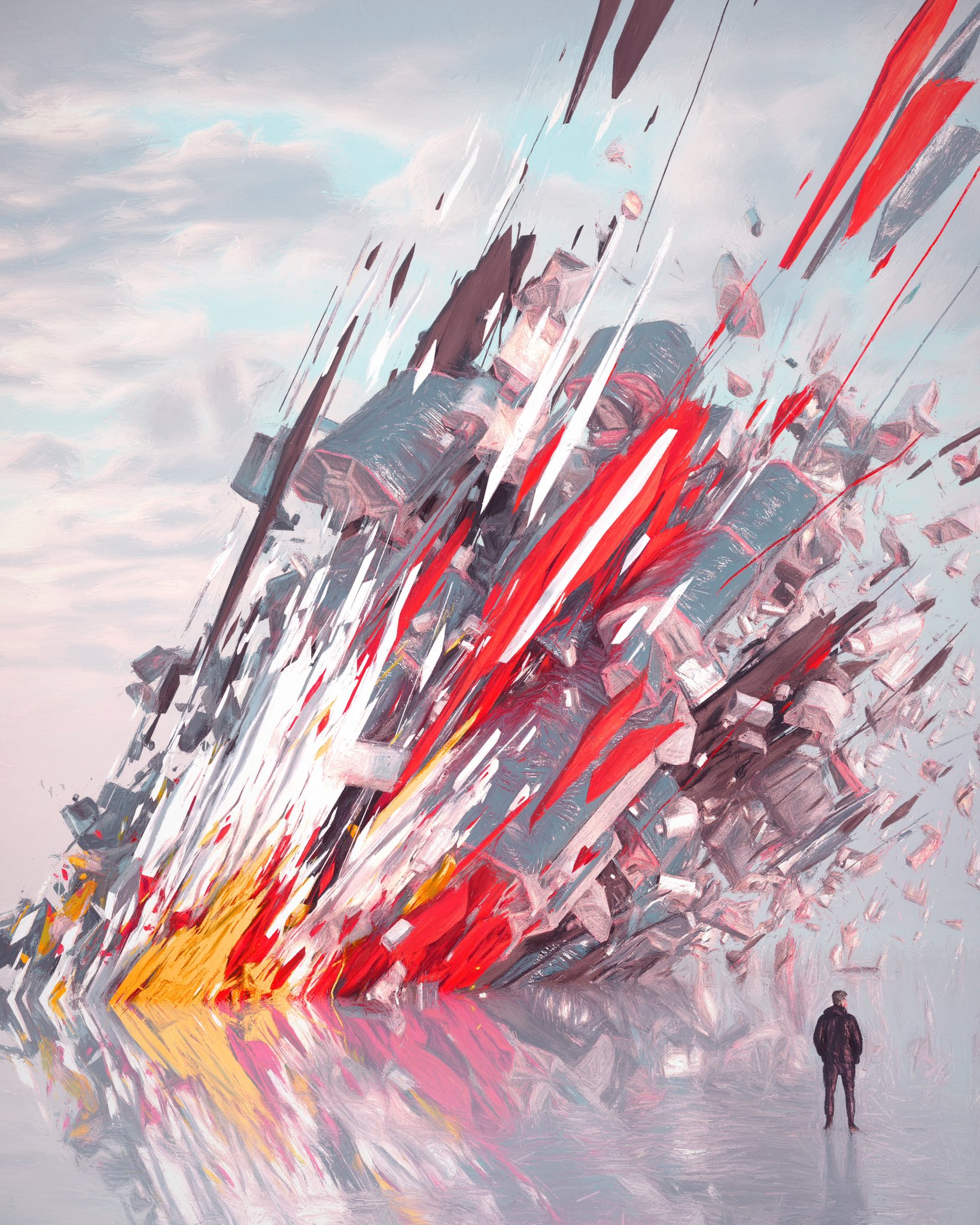 beeple on Twitter: "BURN UP ON RE-ENTRY https://t.co/fhliLhGWqT" / Twitter