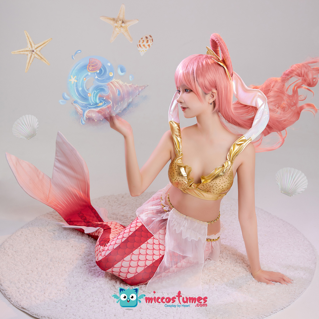 On Twitter Shirahoshi Mermaid Princess Cosplay Costume