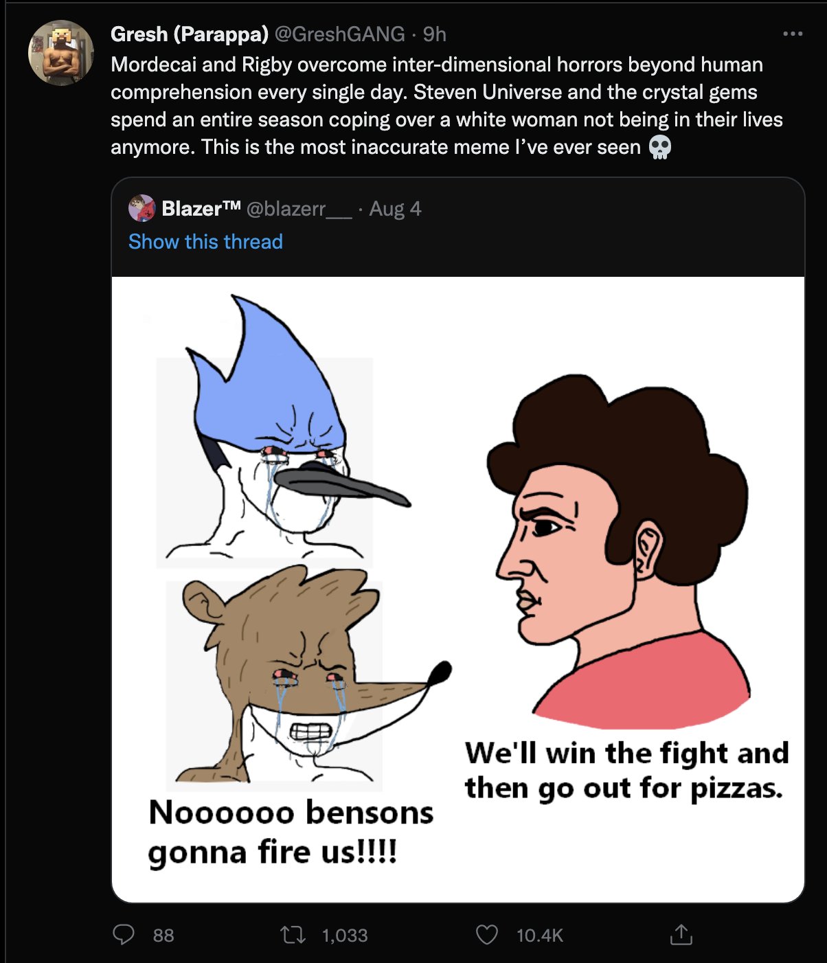 Regular Show Mordecai Memes