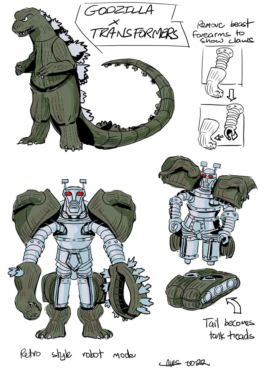 Godzilla Vs Transformers