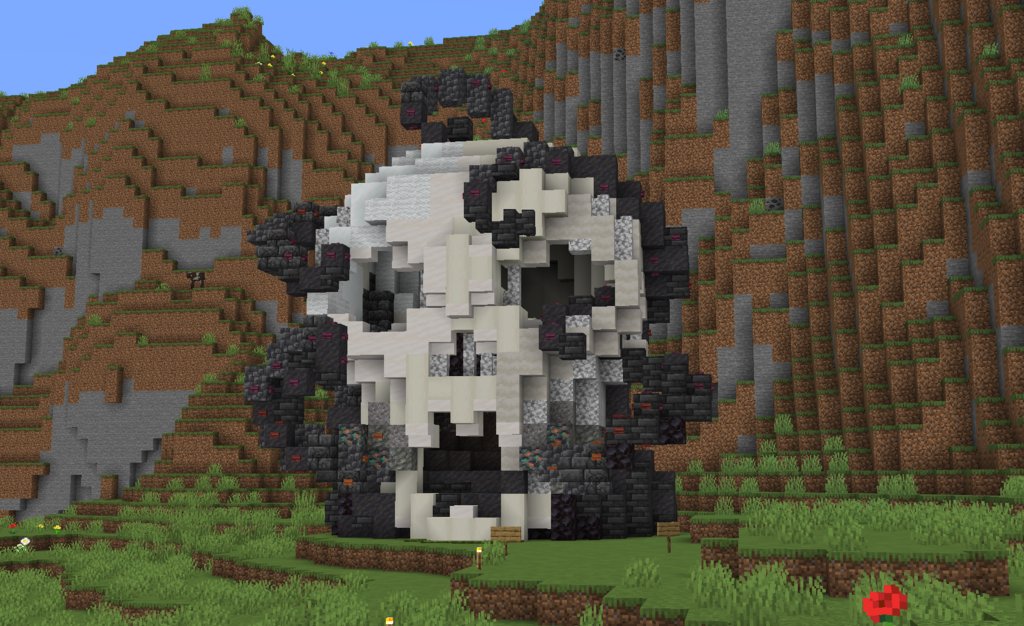 Skeleton Face Minecraft