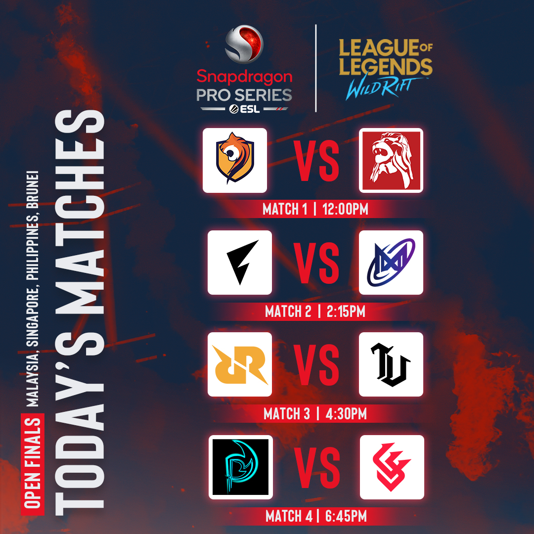 ESL Asia on Twitter: "The long awaited Wild Rift Open Finals starts today, featuring all the ...