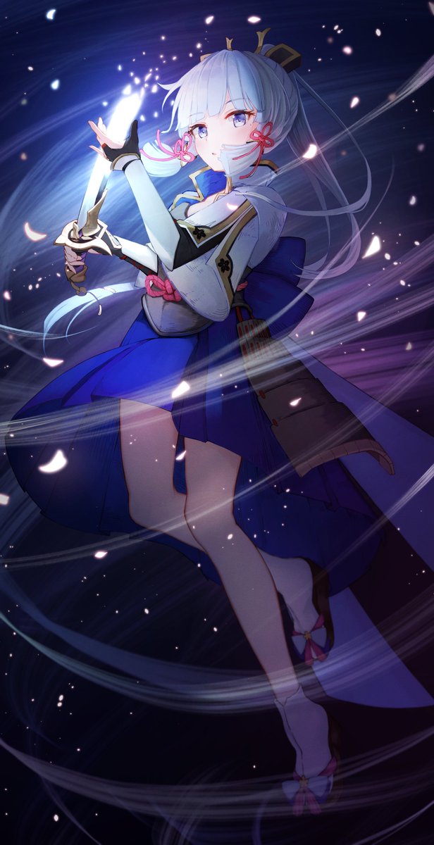 神里綾華「霜滅 原神 Genshinimpact 神里綾華 」rのイラスト