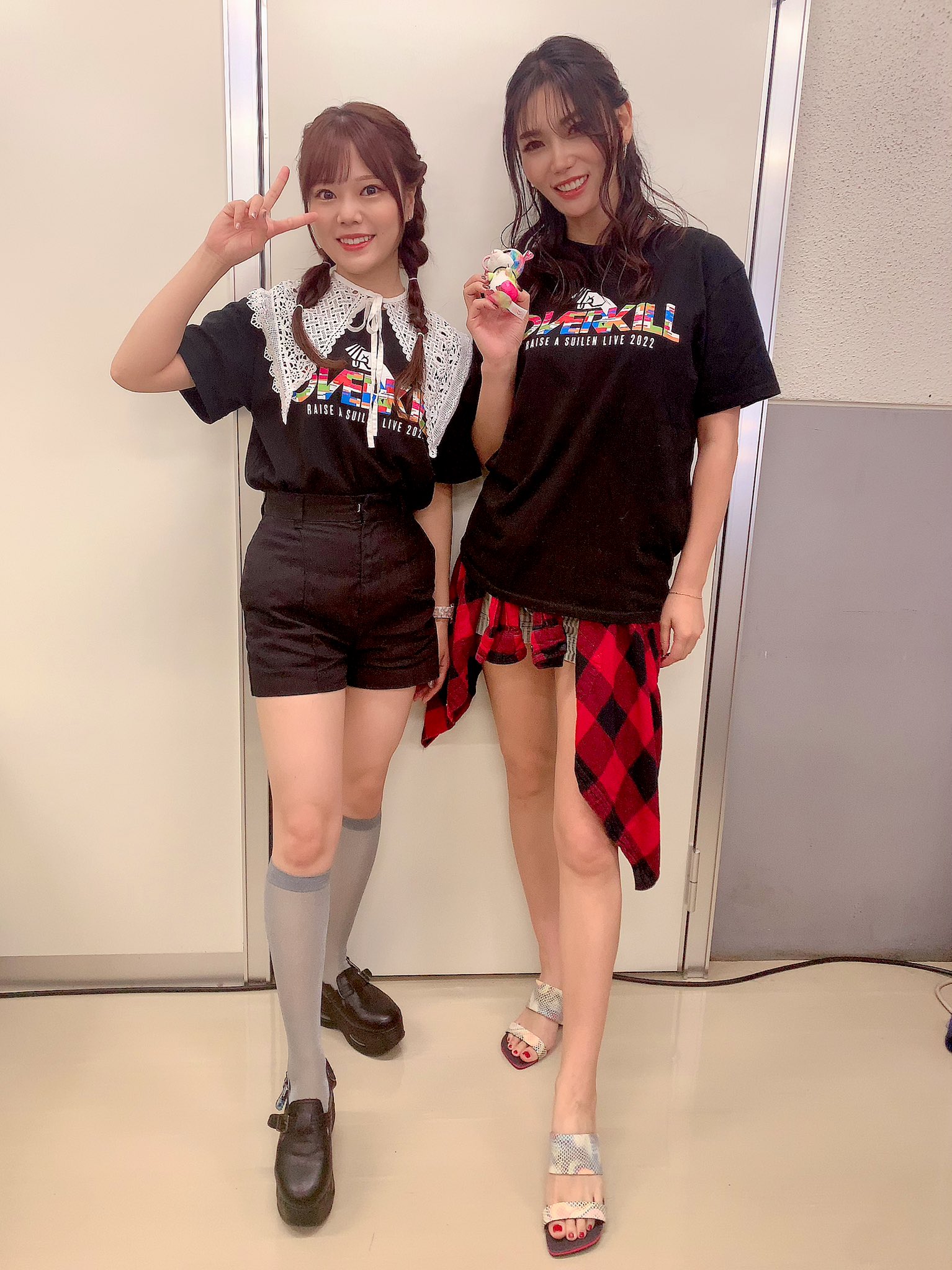 RAYCHELL👠12/30単独ライブ🎤 on Twitter: "昼の部ありがとうございました⭐️ 特別な空間で楽しかったー！！！！！ 今日はOVERKILLのTシャツで合わせました♡ くま ...