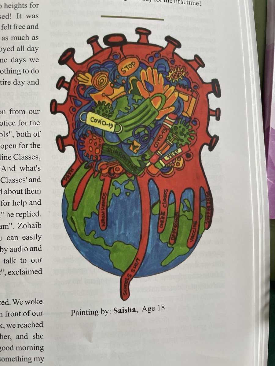 Art work is by Saisha, who is 18 years old from Govt. Girls Higher ...