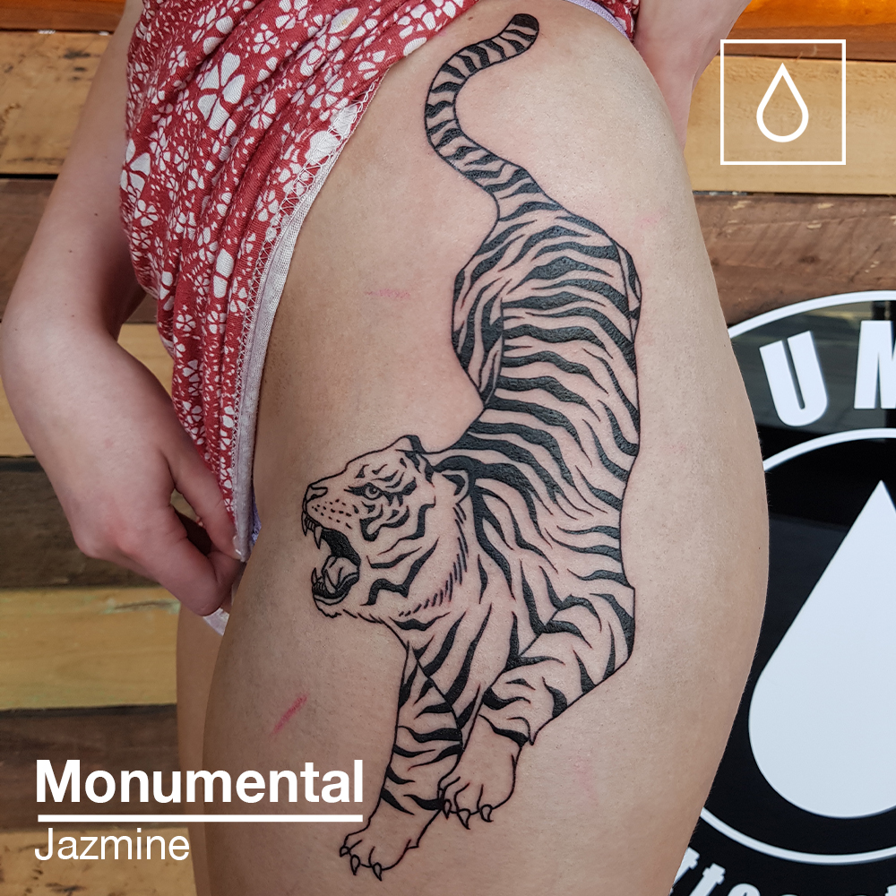 Crawling Tiger Tattoo