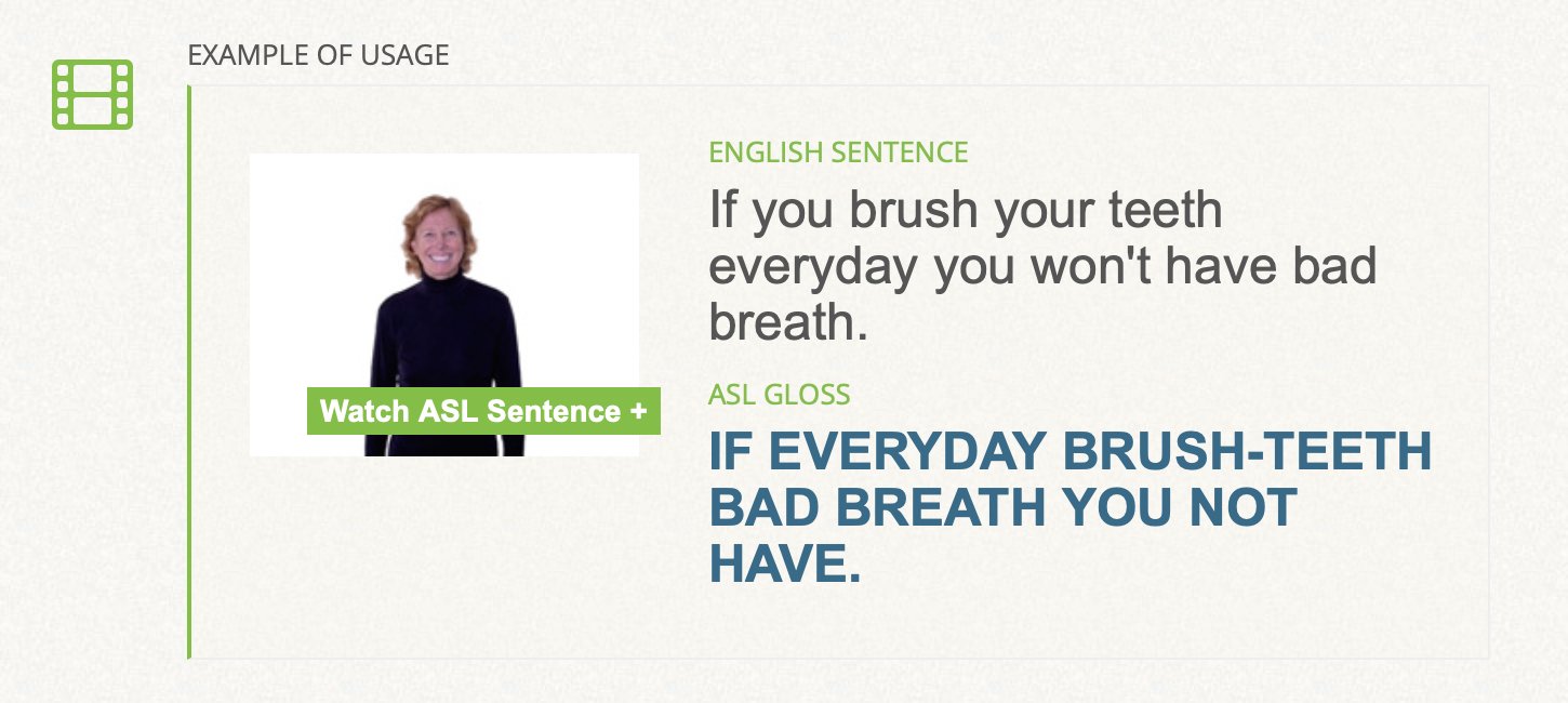 Asl Sign For Brush Teeth ASL Sign Language Flashcards – Bathroom