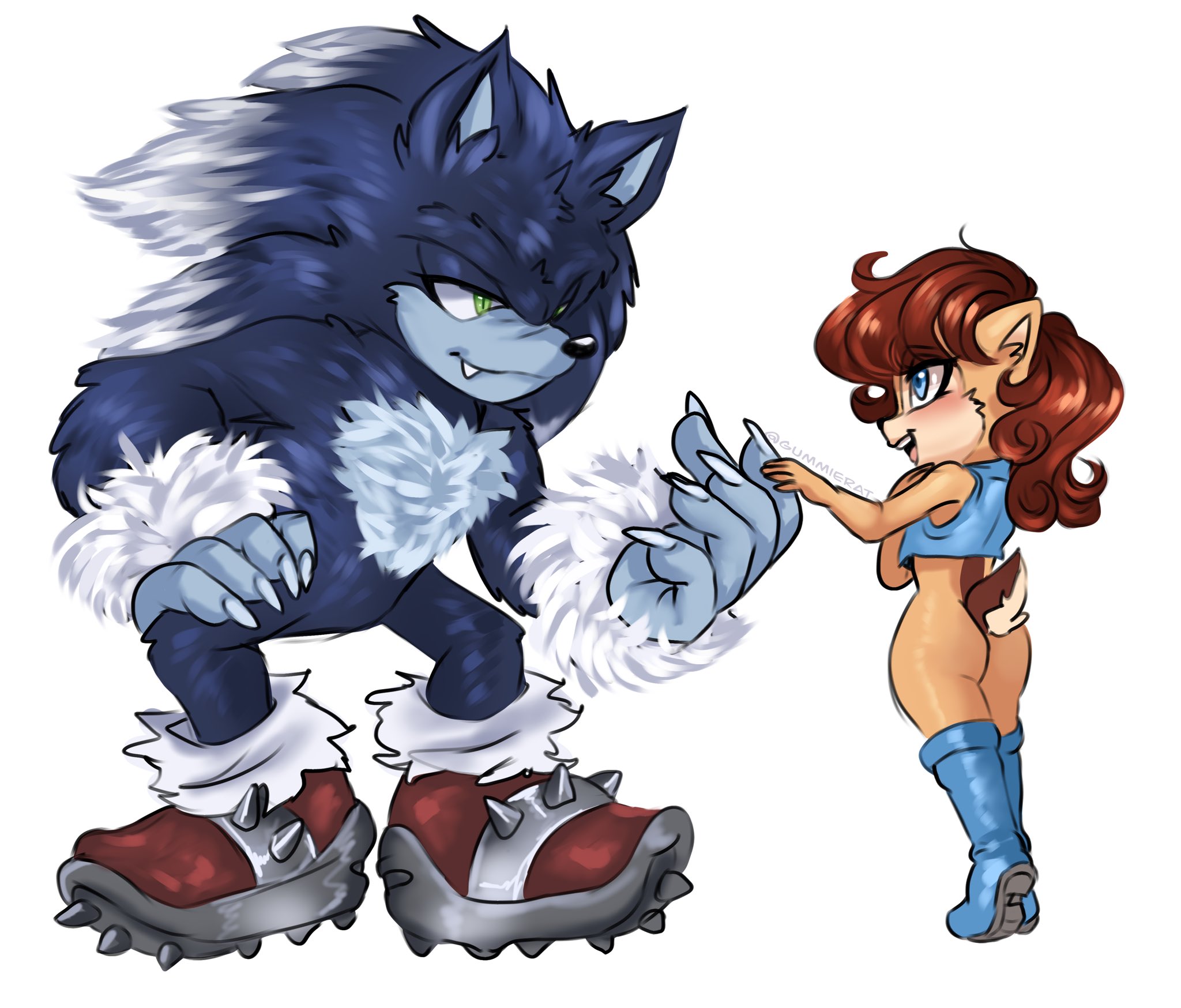 Sonic The Werehog And Sally