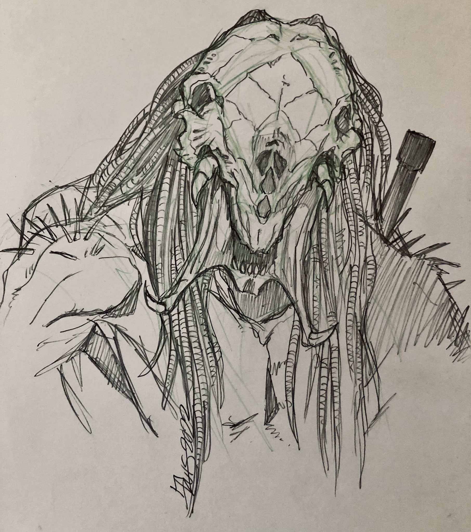 Predator Drawing