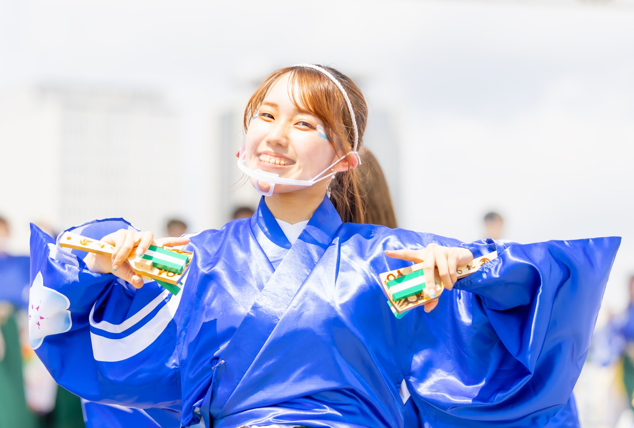 かっちゃん on Twitter: "2022-07-09 Sailing KOBE 2022 同志社大学 よさ朗 『晴瑠咲舞』はるしょうぶ ネモフィラ - 花笑みの舞 メイン会場 ② #よさ ...