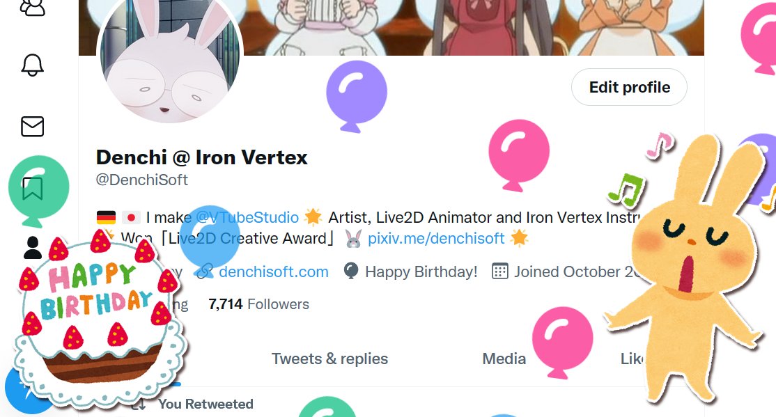 Denchi @ Iron Vertex on Twitter: "IT'S MY BIRTHDAY TODAY!! 🥴🎁 to celebrate, I'll spend the day ...