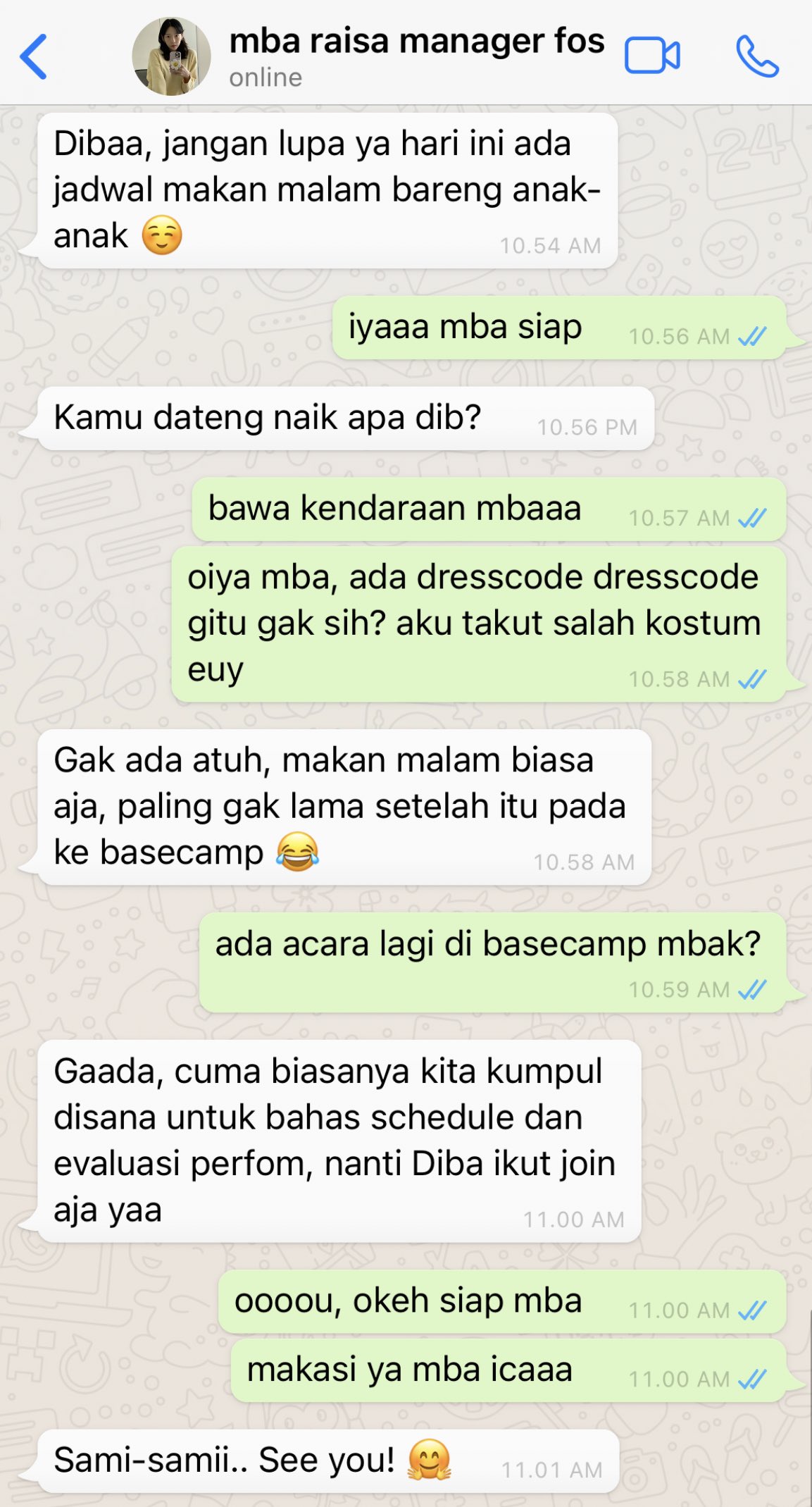 KAL. | nomin au 📌 on Twitter: "56. note: mba ica, mba rissa, mba raisa sama aja ya, emang dia ...