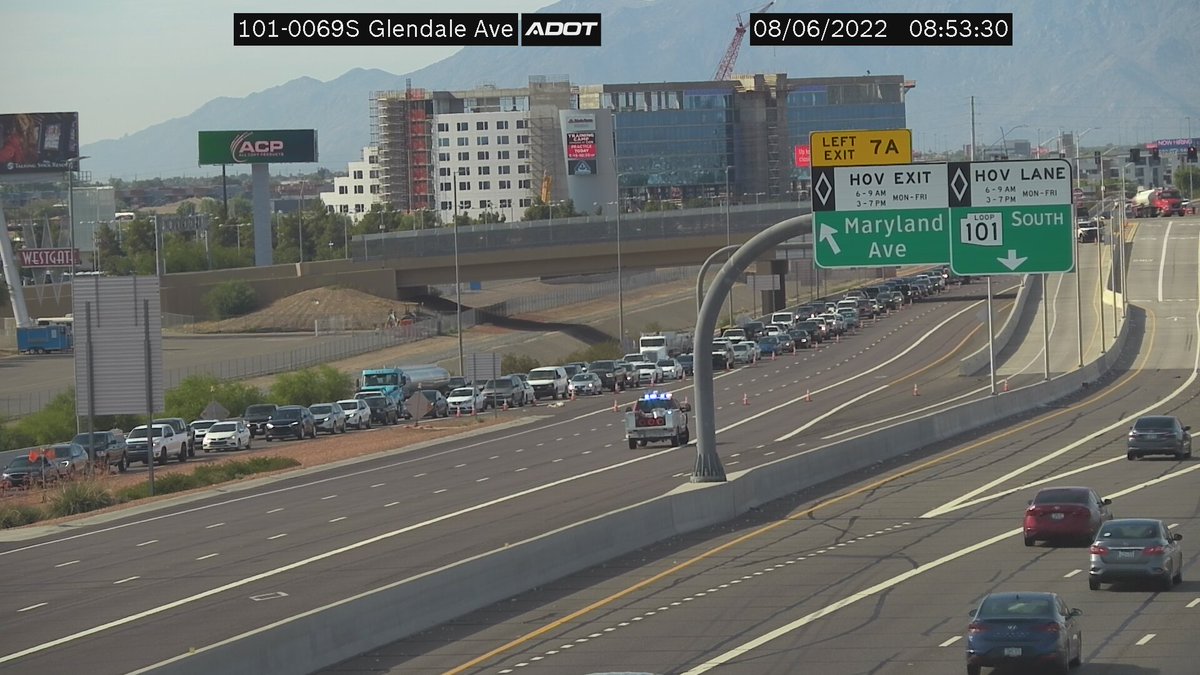 TRAFFIC ALERT: The Loop 101 northbound is closed in the West Valley ...