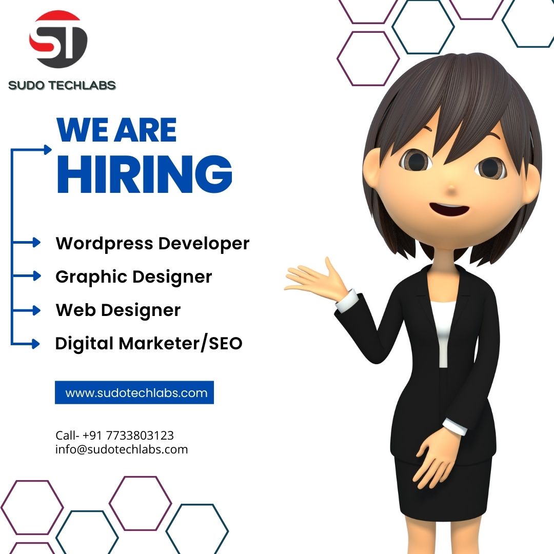Sudo Techlabs on Twitter: "Hello everyone, We are hiring... Jobs Experience - Fresher Education ...