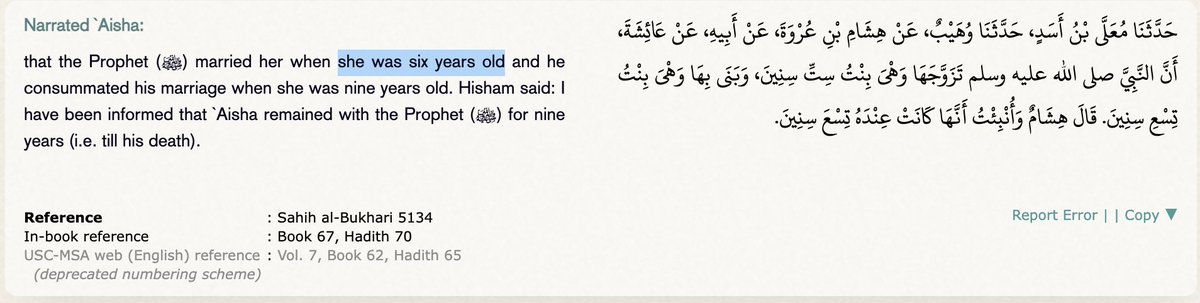 A thread on the age of Aisha Part 2. The first thread offered a ...