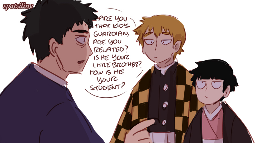 「Master Reigen epic fails #mobpsycho100 #shigeokageyama #reig」Spatzilineの漫画