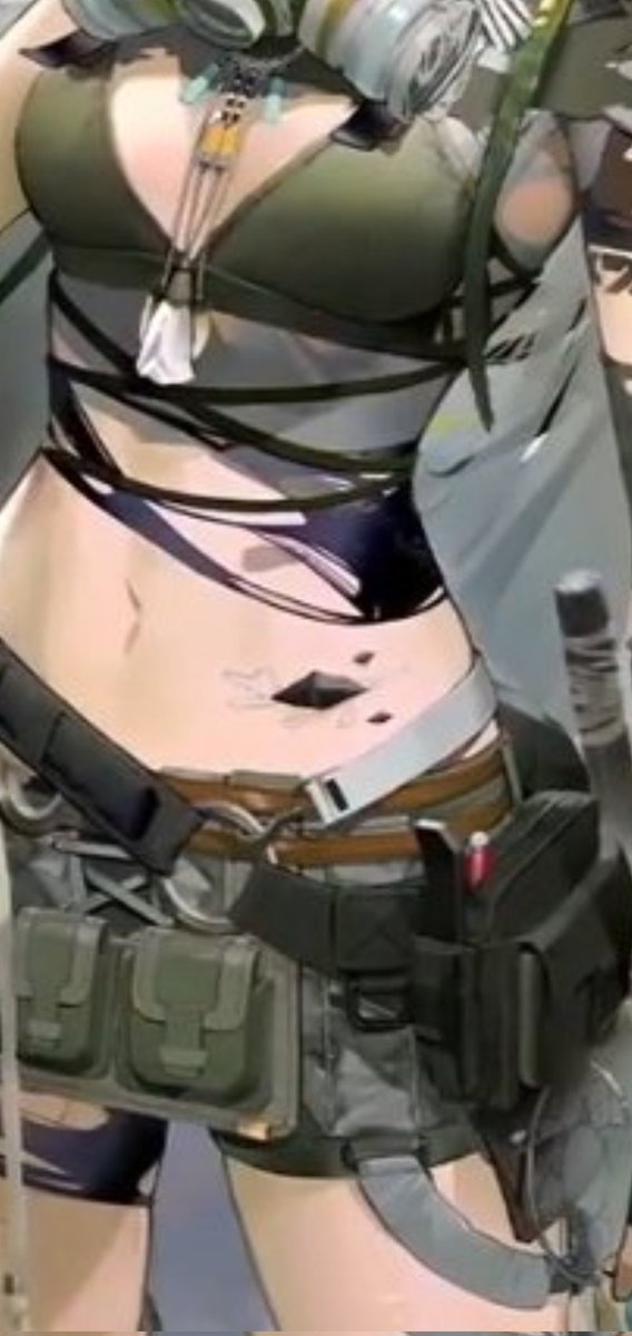 Gavial drew a crocodile around her oripathy crystal : r/arknights