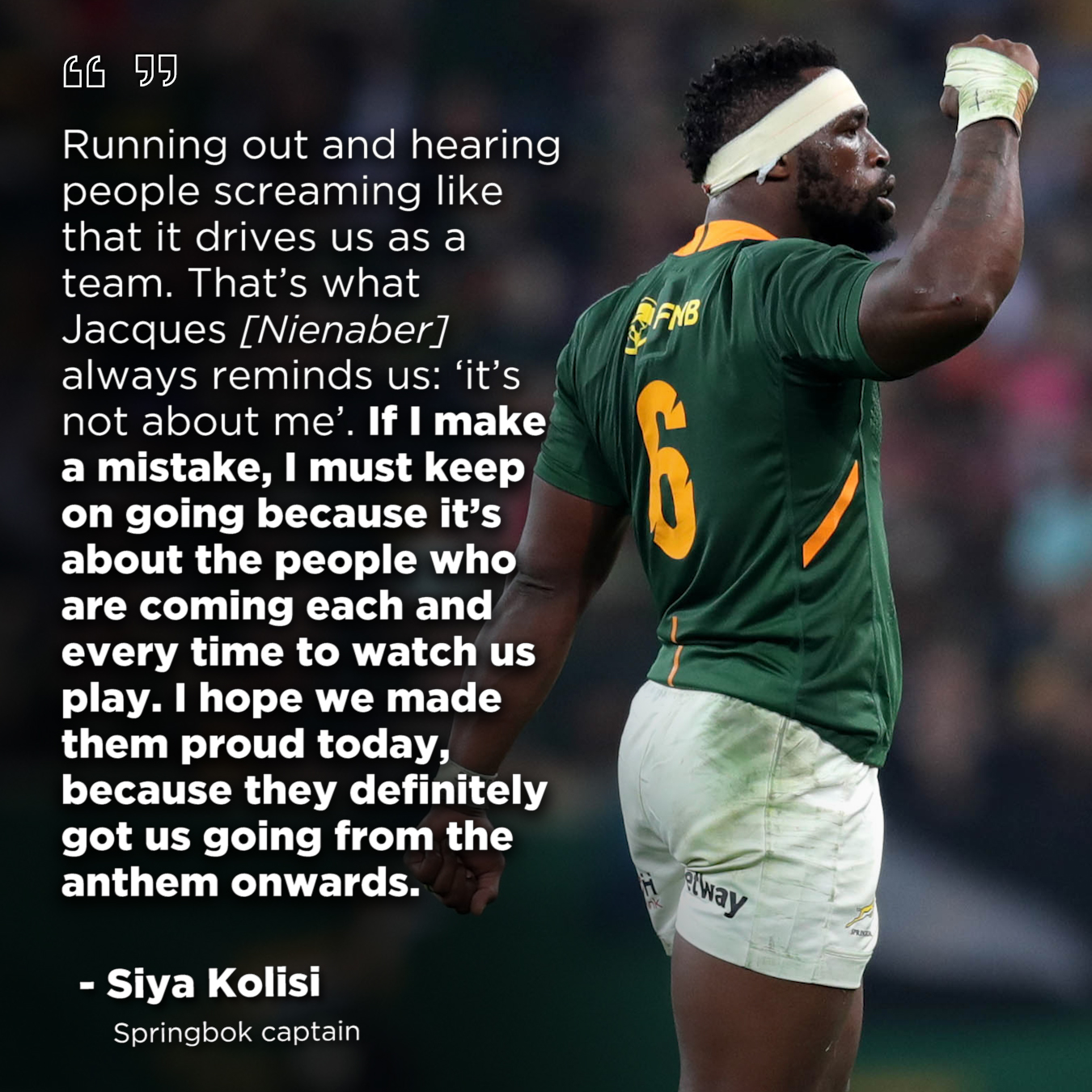 Springbok Rugby Quotes
