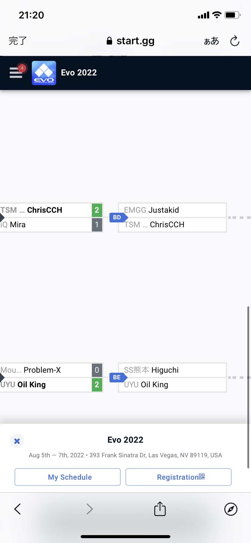 SS熊本|ひぐち(Higuchi) on Twitter: "top8の席をかけた戦いはオイルキングと！勝ちたいですね！😆 #Evo2022 https://t.co/3etP7ZavVl ...