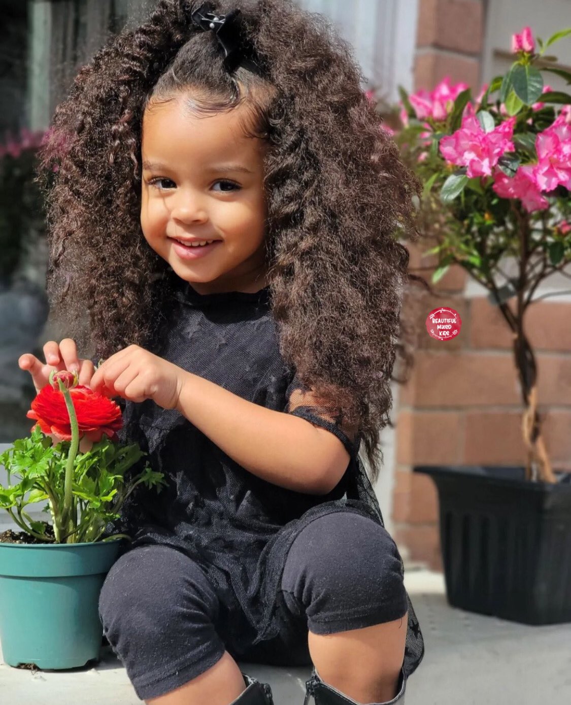 Mixed Babies With Curly Hair