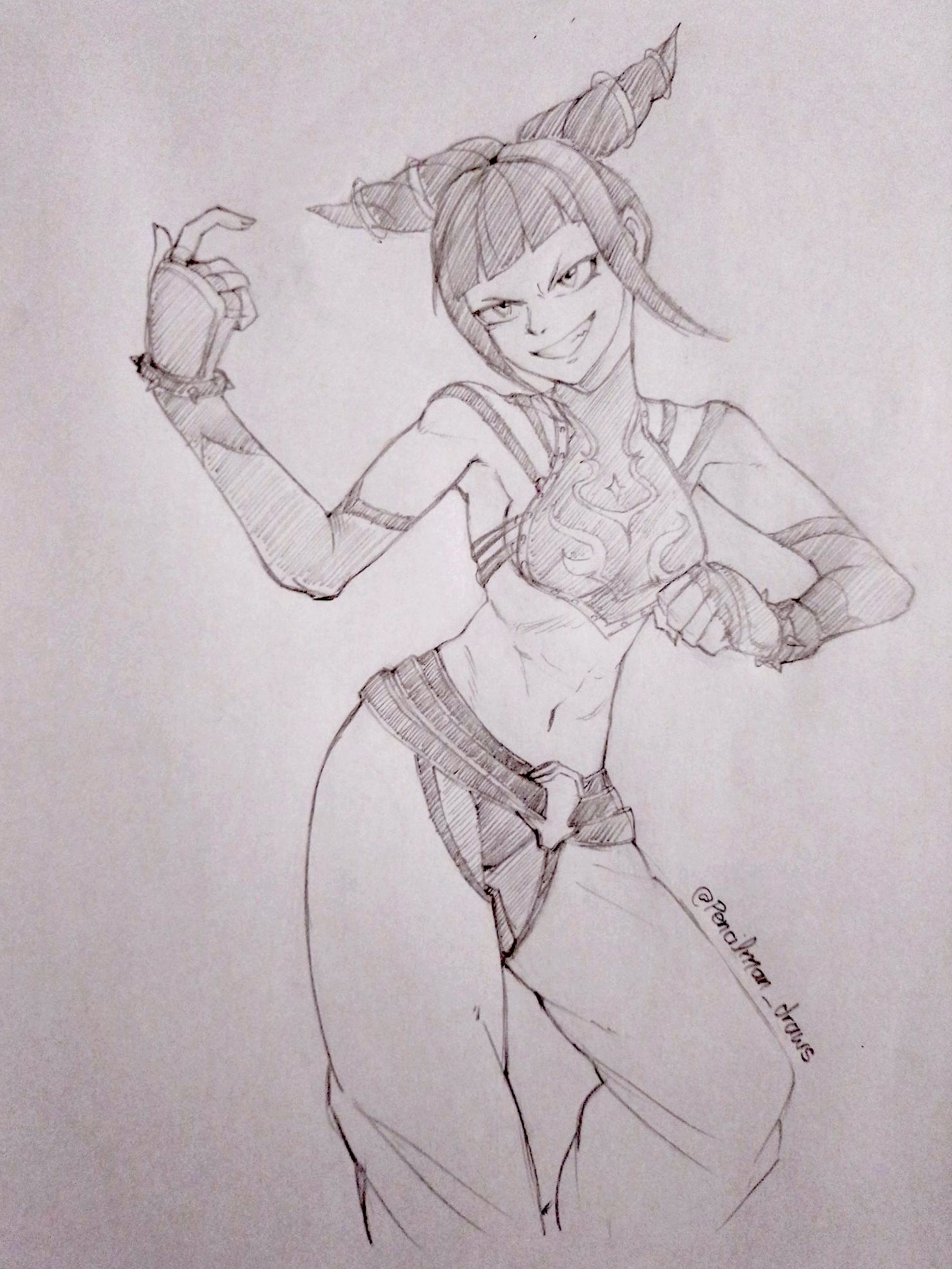 Pencilman OPEN COMMS on Twitter: "Juri #StreetFighter #sketch https://t.co/HYZ17deh1n" / Twitter