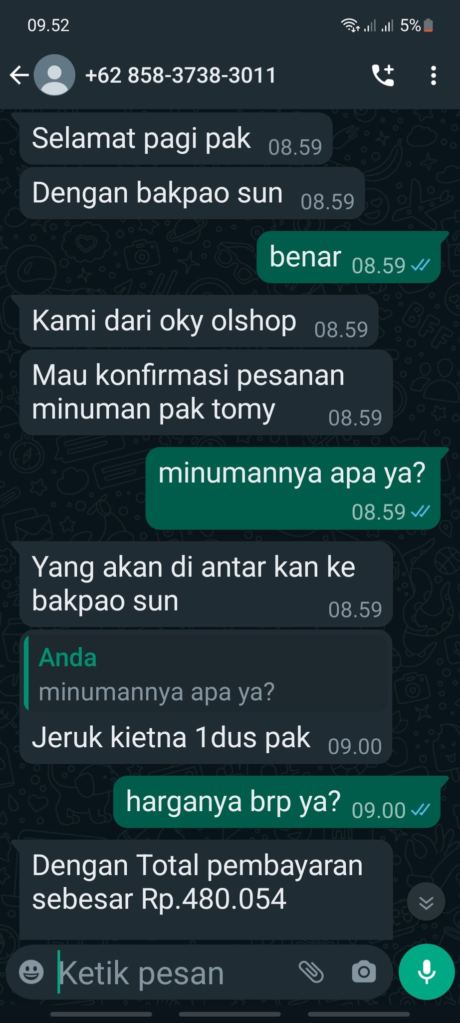 Vivi Susanti on Twitter: "dia info klo ada kirim minuman ke toko sy yg mau diambil barengan sama ...