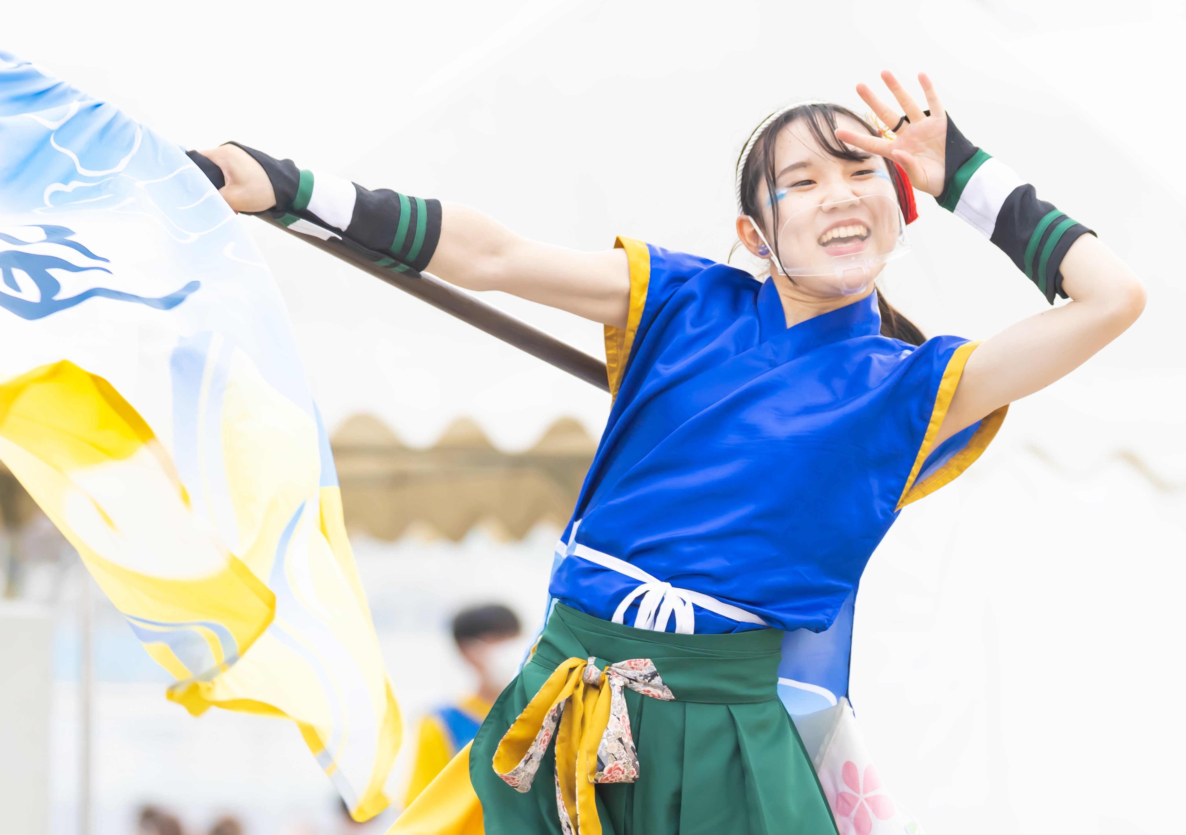 かっちゃん on Twitter: "2022-07-09 Sailing KOBE 2022 同志社大学 よさ朗 『晴瑠咲舞』はるしょうぶ ネモフィラ - 花笑みの舞 メイン会場 ② #よさ ...