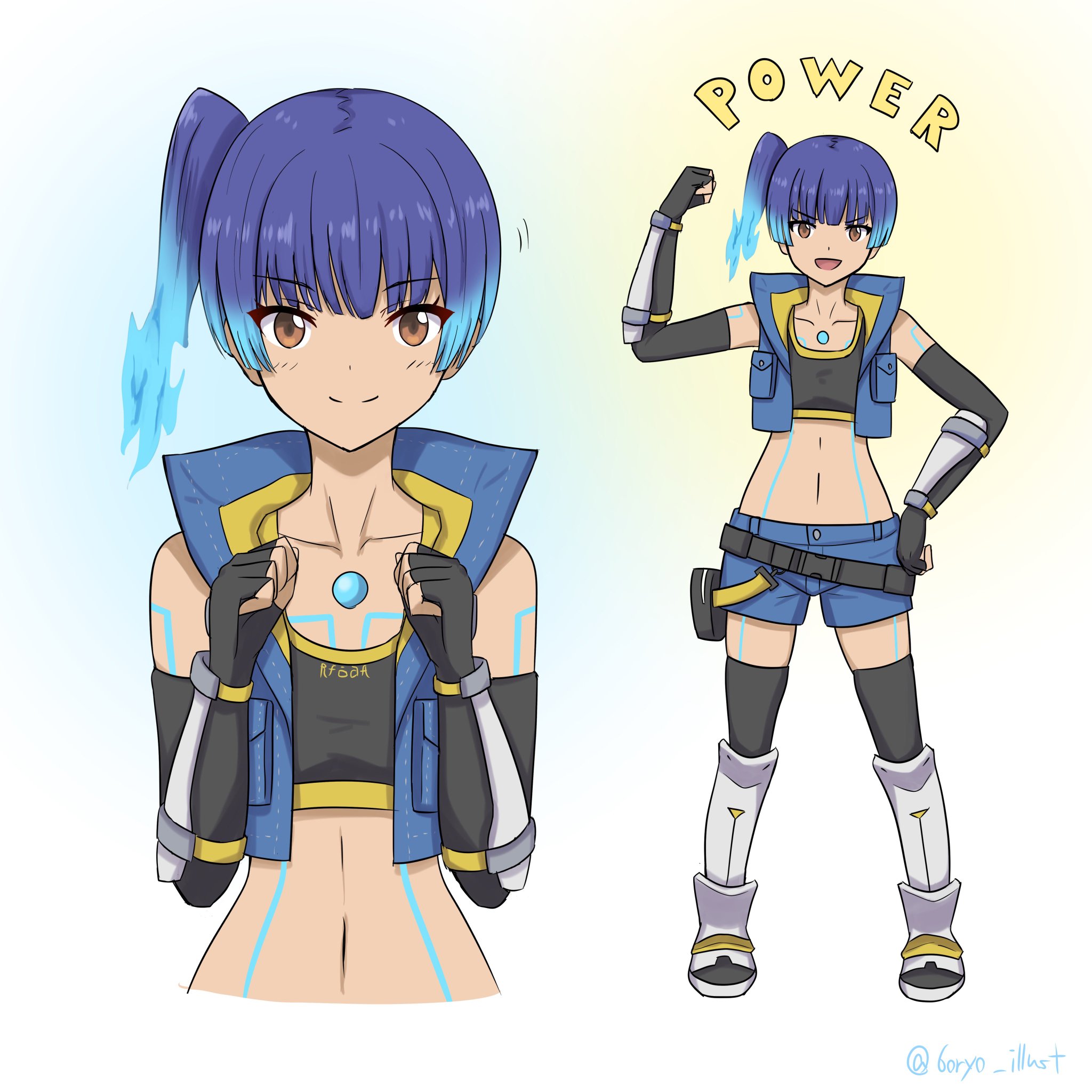 ryo@C101 金曜日 東Z 25a on Twitter: "ちょっと余白が寂しかったので描き加えました💪 https://t.co/54rEcsRuSc" / Twitter