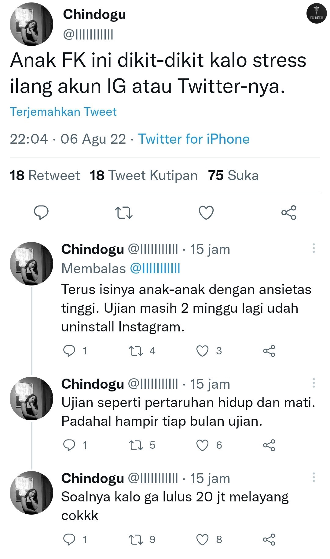 ⚕️Base Anak FK | Open DM📩 on Twitter: "Siklus hidup kuliah di Fakultas Ke dok teran https://t.co ...