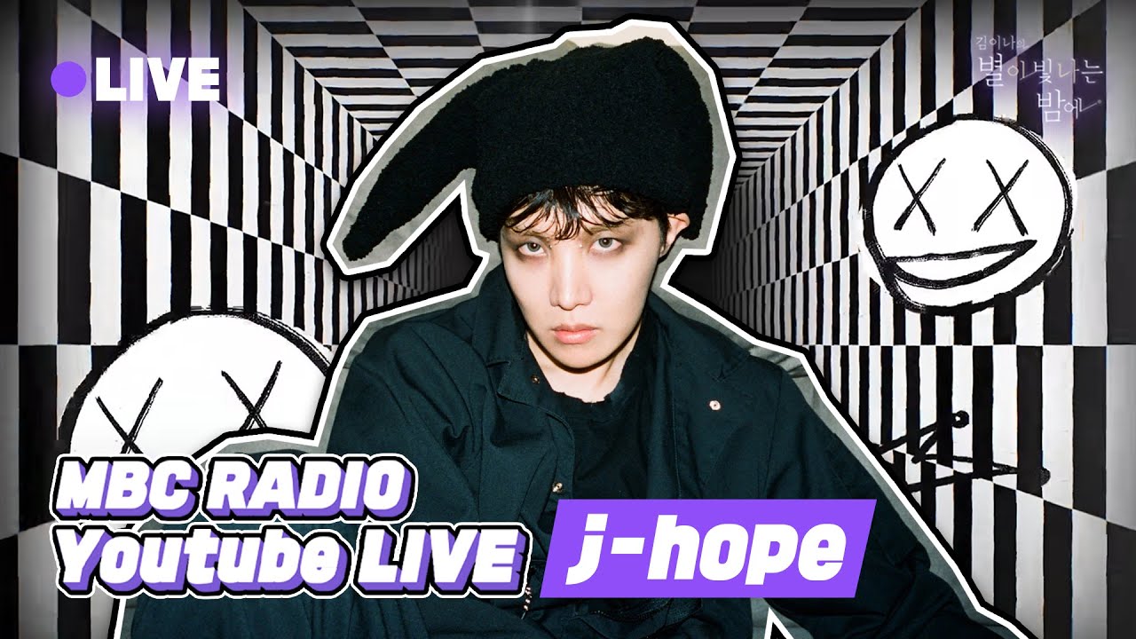 andrea ♡s bts⁷ (slow) on Twitter: "[LIVE] Let's burn🔥 j-hope 등장에 더 뜨거워진 별밤 💜 / 김이나의 별이 빛나는 밤에 ...