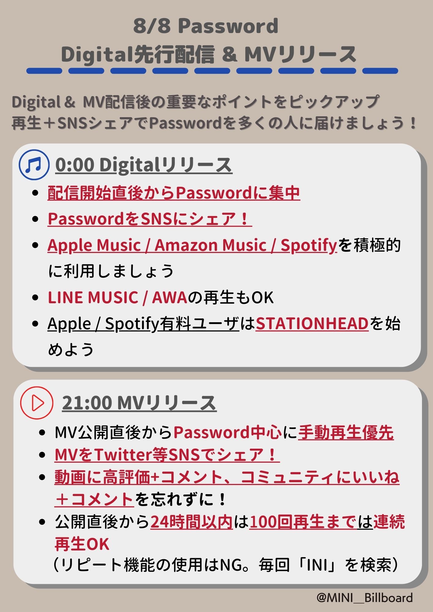 Mini🛰access Point On Twitter 🗝 Password 先行配信時 🎧ストリーミング🎞動画再生応援のポイント 8