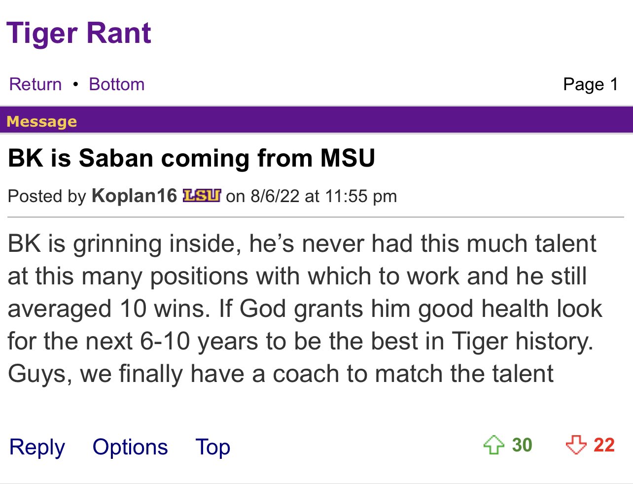 Message Board Geniuses on Twitter: "In Brian Kelly, #LSU has their Nick Saban (or better). https ...