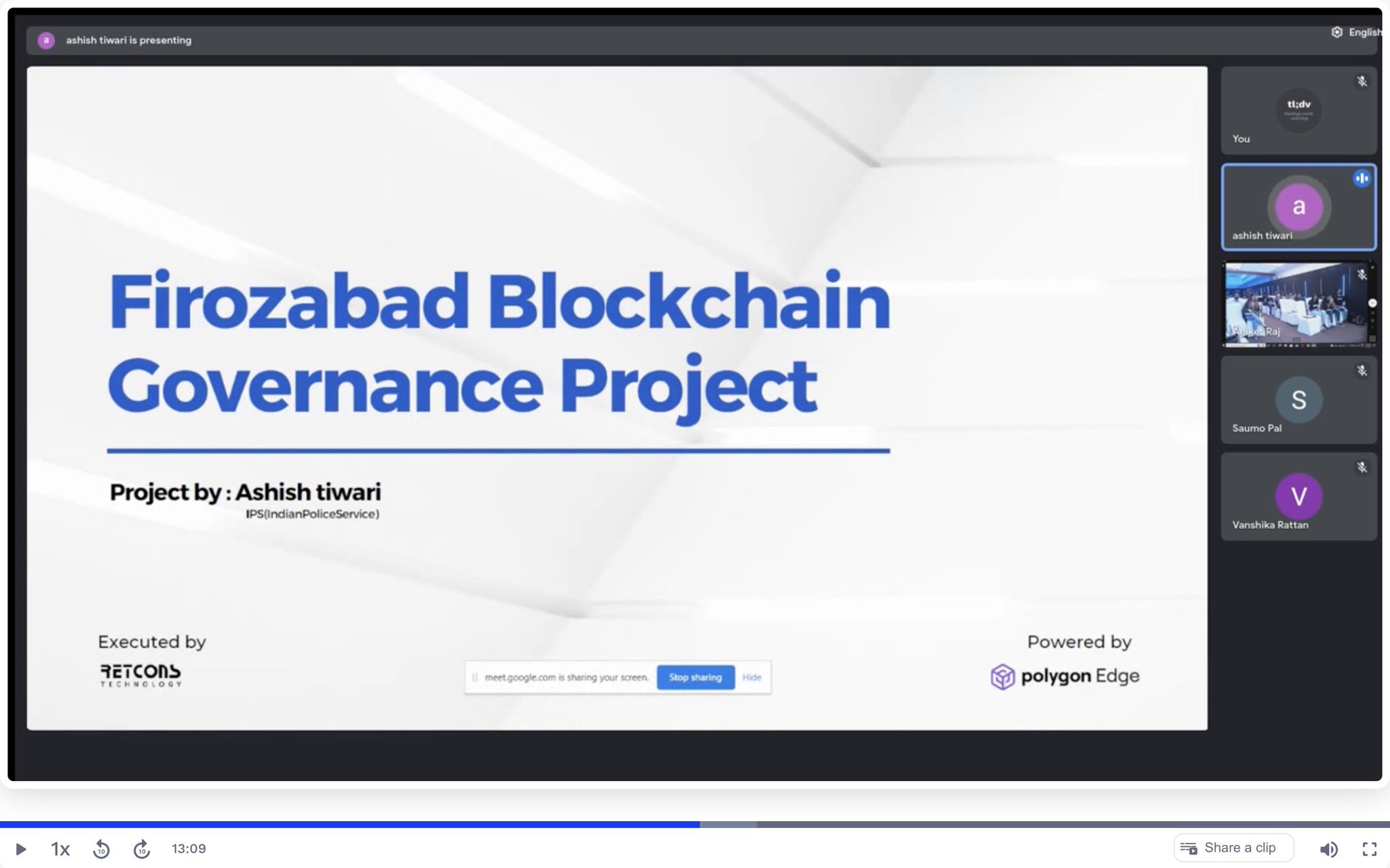 Devfolio on Twitter: "Our honorary builder, Sir @IPSAshish is building Firozabad Blockchain ...