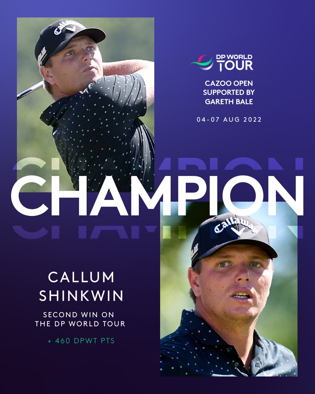 DP World Tour on Twitter: "Callum Shinkwin wins the #CazooOpen 🏆 https://t.co/VMmMjhZFtD" / Twitter